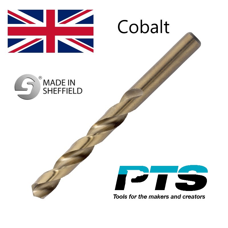 Cobalt drill bit sample – 1mm up to 4mm