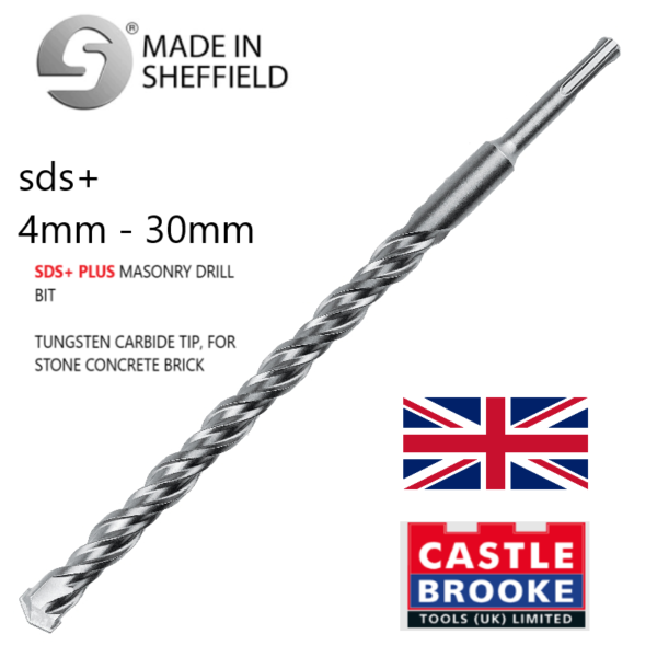 🏆 Sds Plus Masonry Drill Bit Tungsten Carbide Tip For Stone Concrete