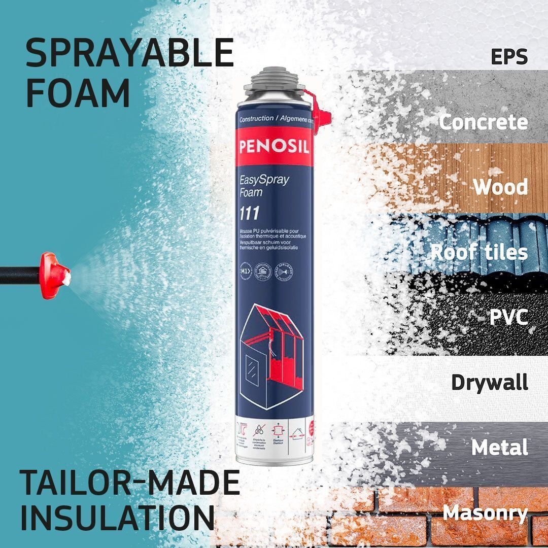 Penosil Easy Spray 111 Spray Foam Insulation Can DIY, Condensation ...