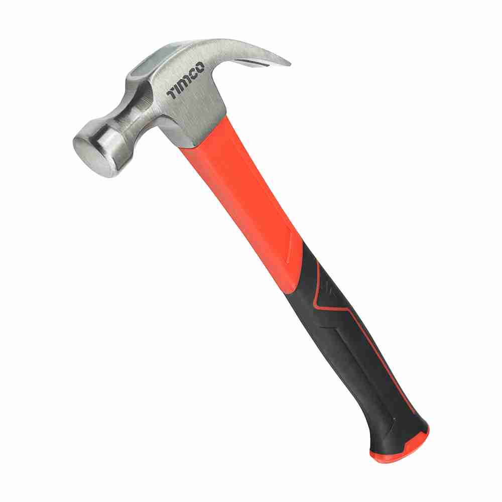 16oz Claw Hammer – Fibreglass Handle - Power Tool Solutions 16oz Claw Hammer – Fibreglass Handle - Power Tool Solutions