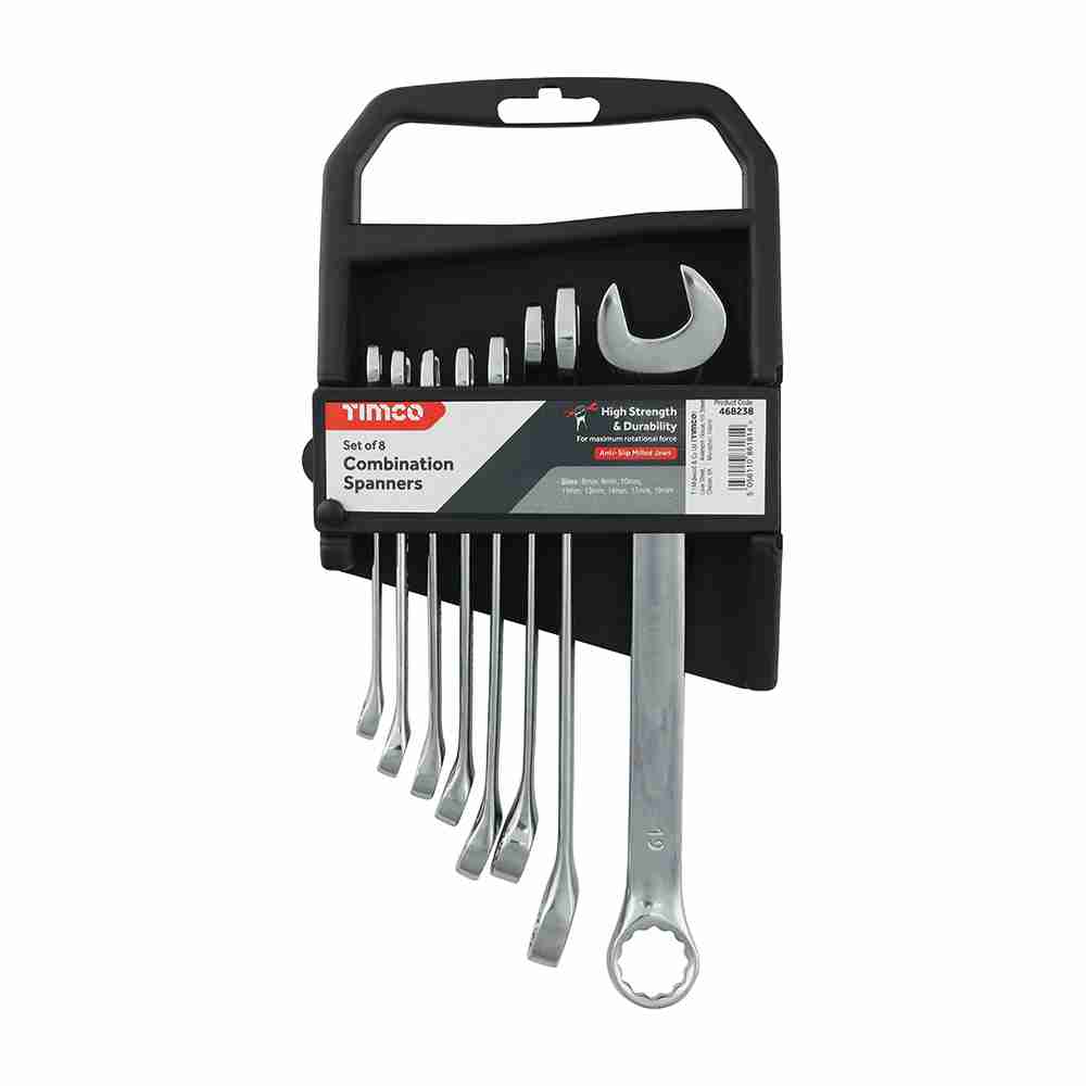 8pcs Spanner Set – Combination - Power Tool Solutions