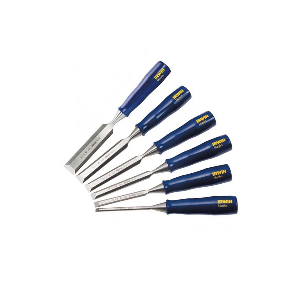 Irwin Industrial Tools Marples 6-Piece Woodworking Chisel Set with ...
